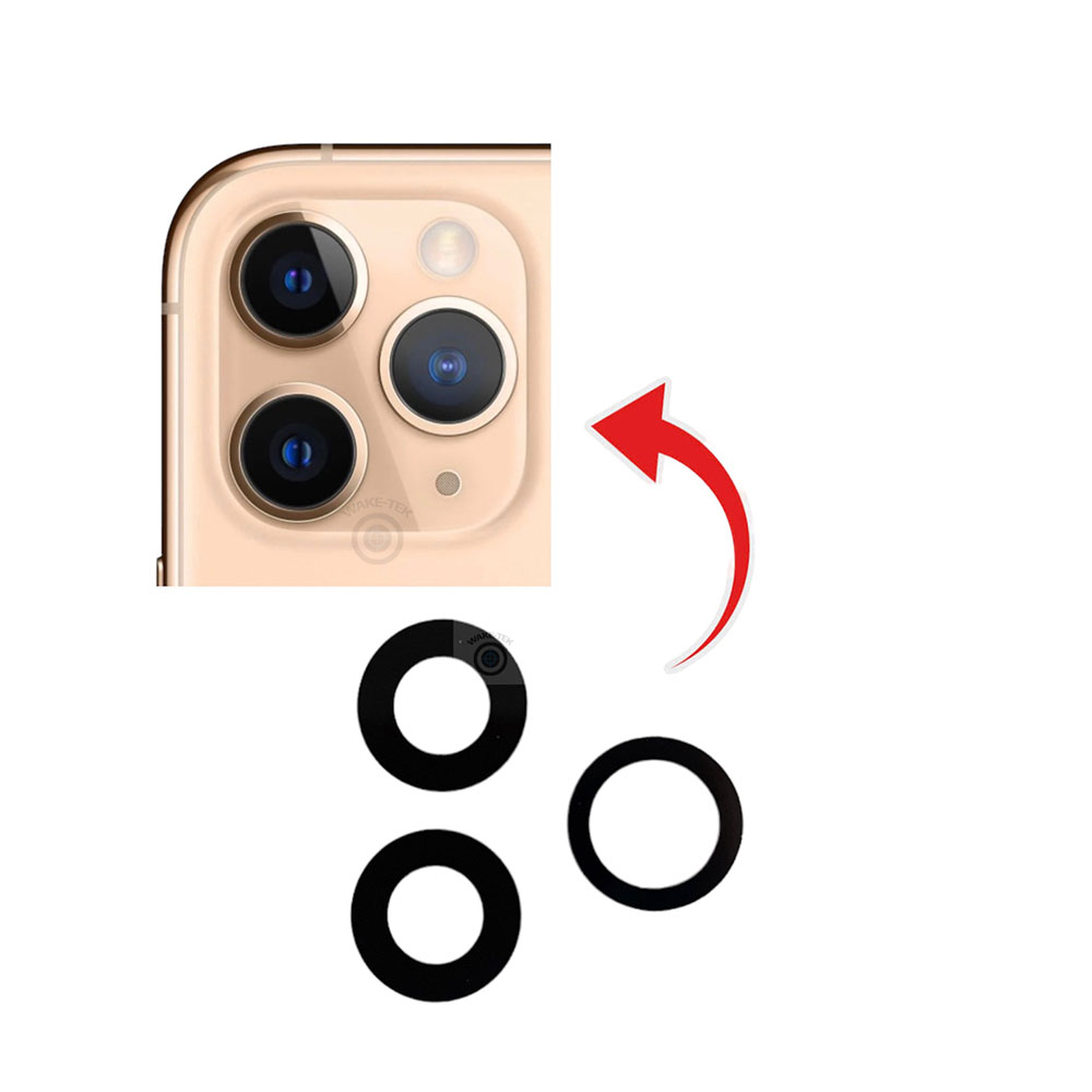 Lente Vidro Camera Traseira - iPhone 11 Pro • Wake-Tek